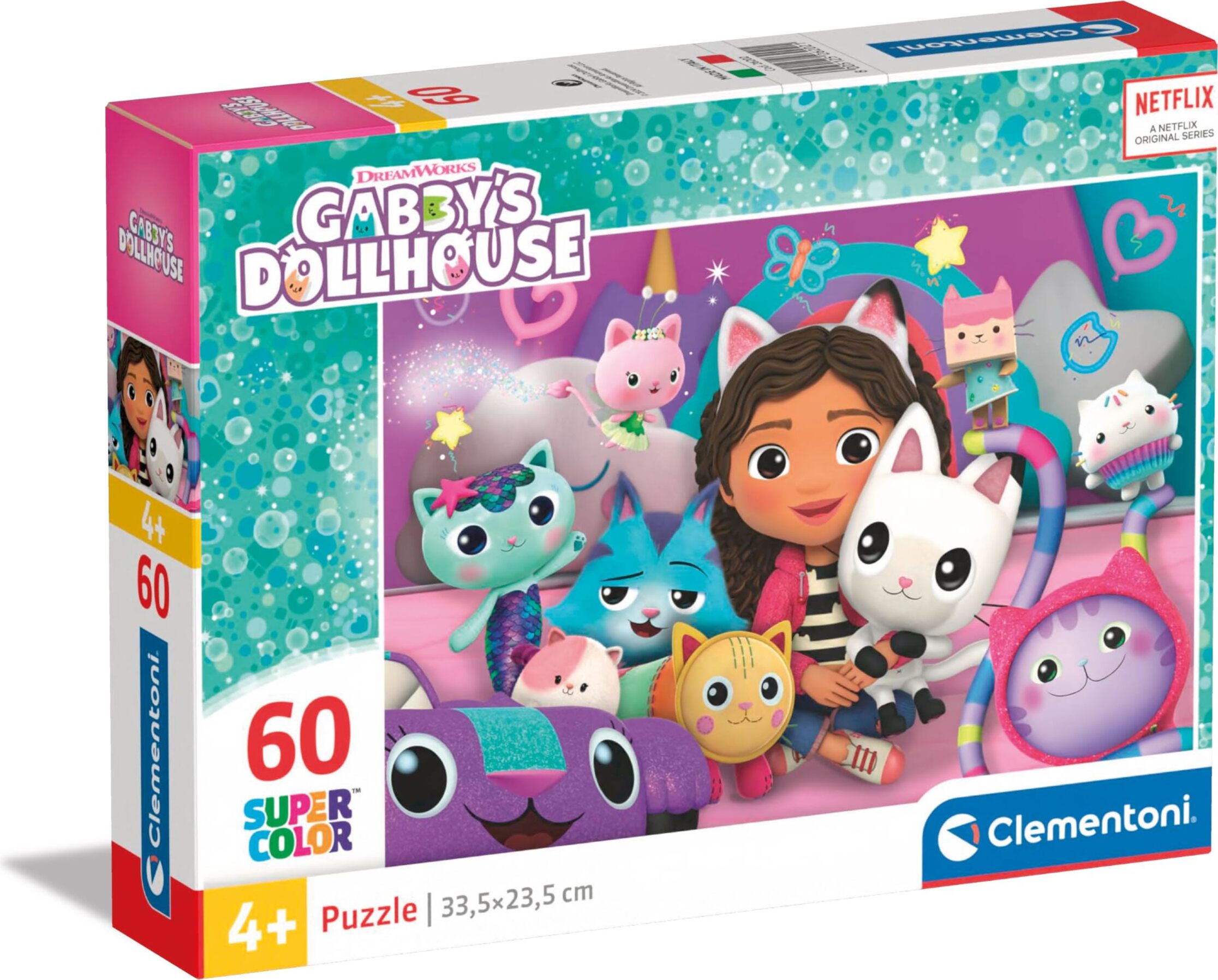 Clementoni Puzzle Super Color Gabby's Doll's House, 60pcs.