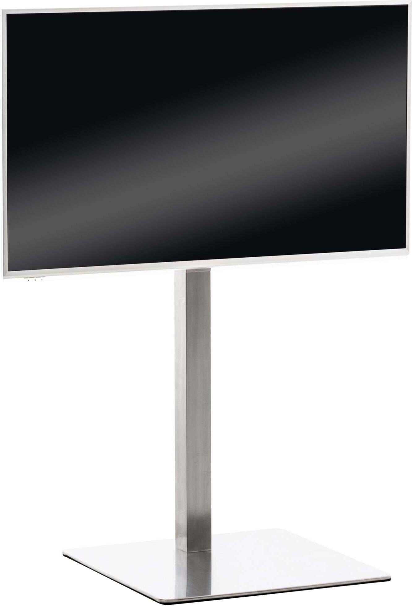 CLP Porta TV Porta TV in acciaio inox o metallo, supporto