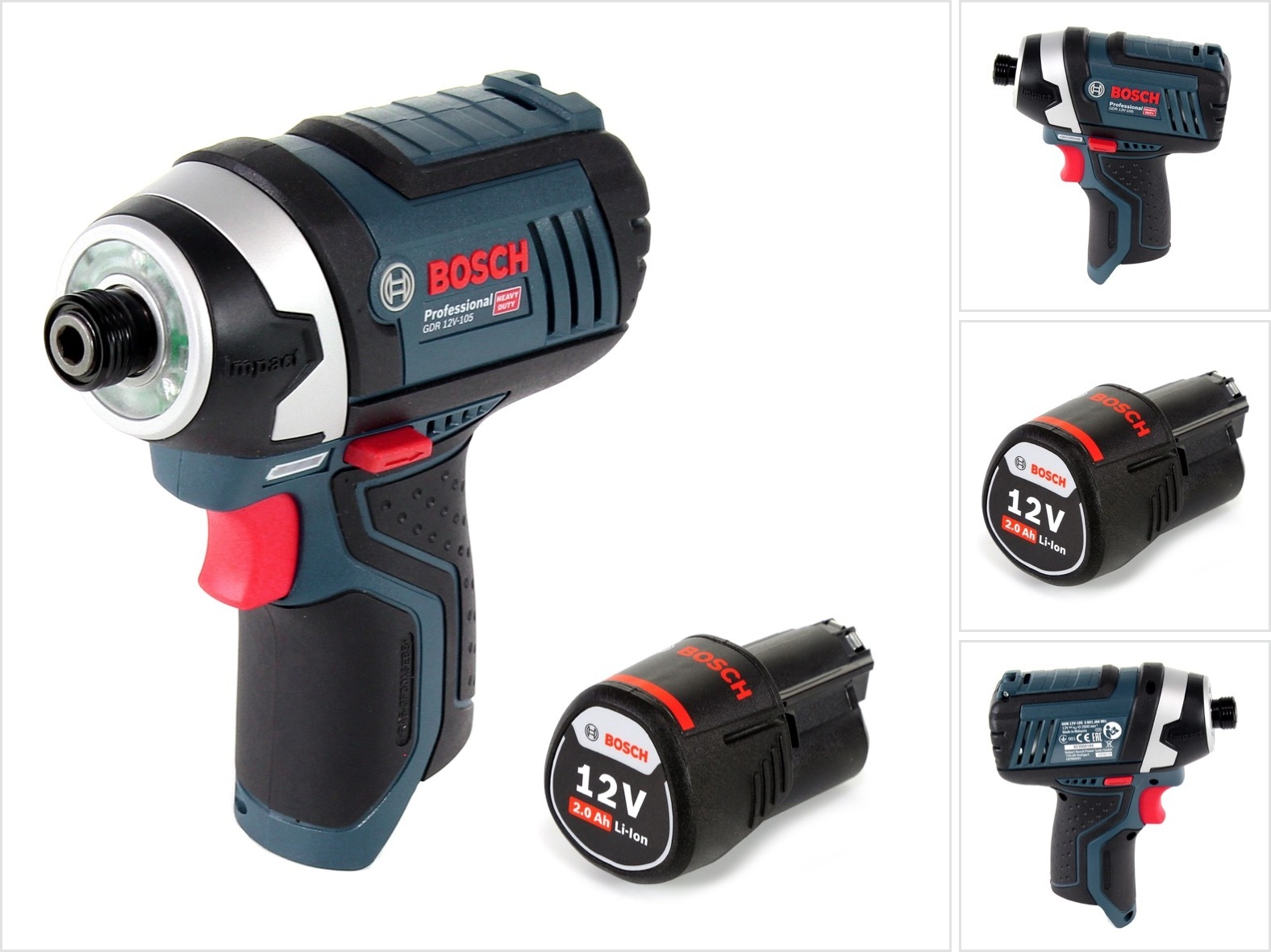 Akumulátorový rázový utahovák Bosch GDR 12V-105 12V 105Nm