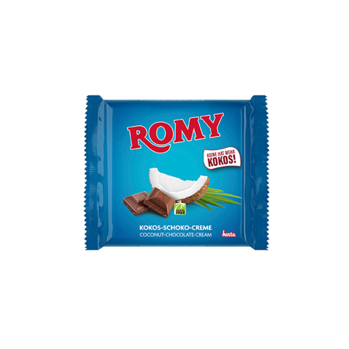 Romy chocolat au lait fourré à la crème de coco l'original