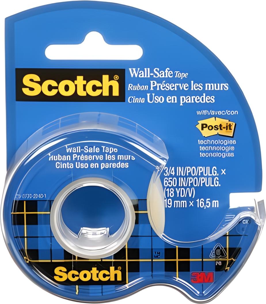 Scotch 183-EFDG Film adhésif Scotch "Wall-Safe", en