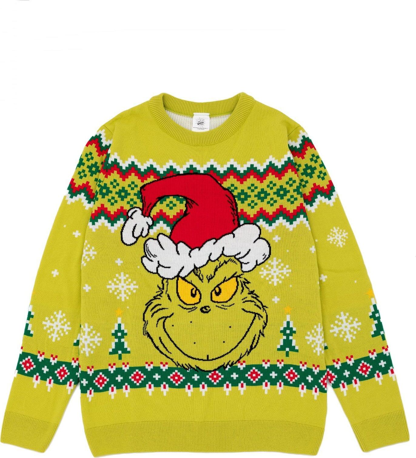 The Grinch - Pull pour homme - design de Noël NS7212 (XL)