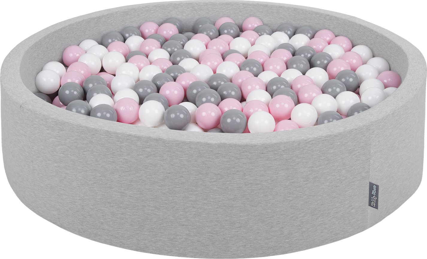 KiddyMoon 120x30cm/200 balles ∅ 7cm balles rondes en mousse
