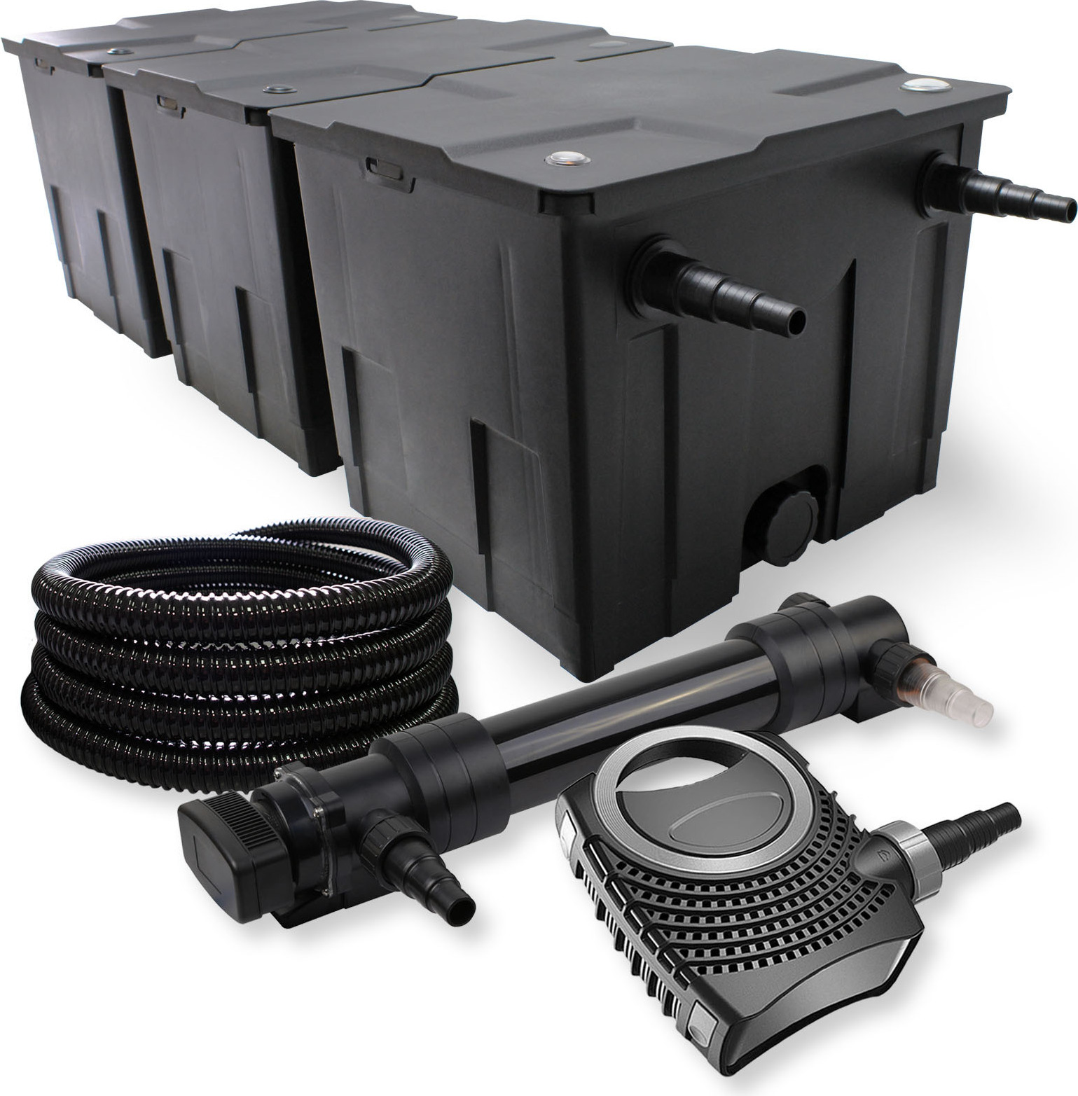 Set completo SunSun: filtro per laghetti CBF-350C fino a