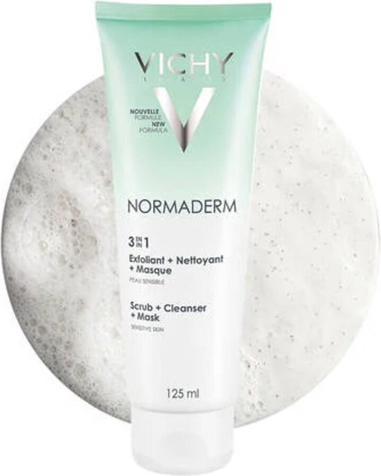 Vichy Normaderm reinigende Pflege 3-in-1 Scrub + Cleanser