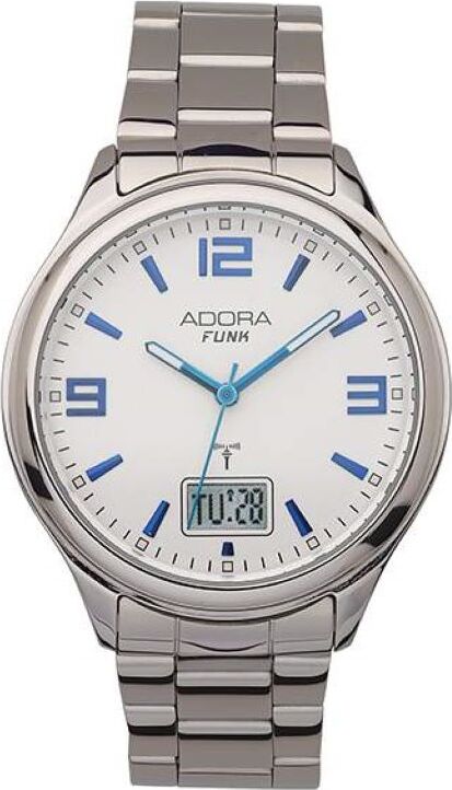 ADORA Funk Armbanduhr Ø 41mm silberfarben | Kaufland.de