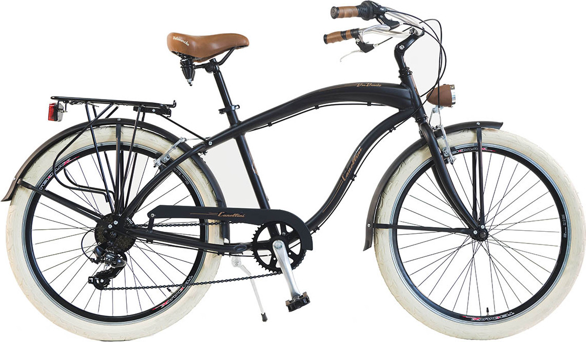 Via Veneto by Canellini kolo cruiser muž hliník - černá