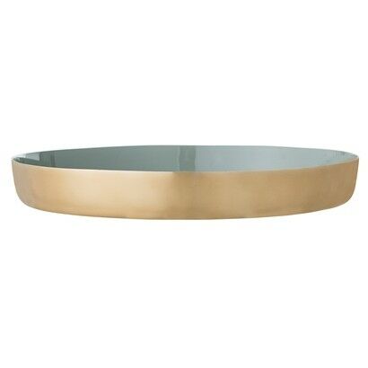 Bloomingville Tablett gold grün 30 cm Vase | Kaufland.de