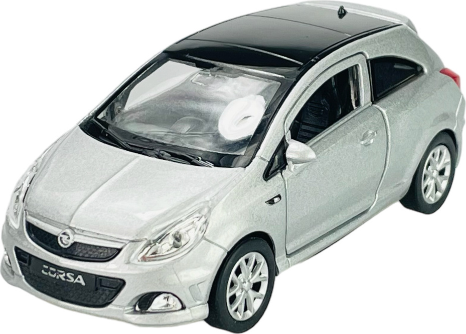 Welly Opel Corsa OPC Silver 1:34-1:39 Metalowy model odlewu