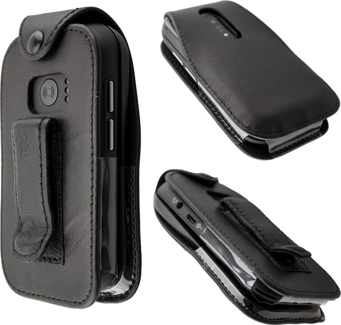 Ledertasche mit Gürtelclip für Doro 6040/6041