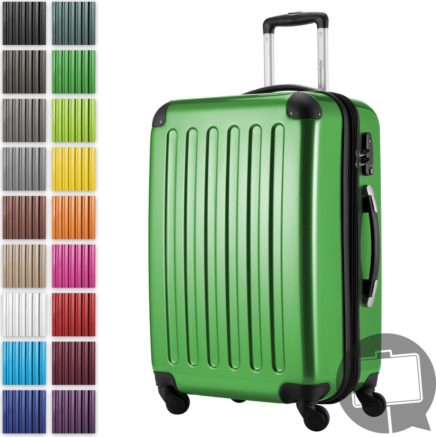 HAUPTSTADTKOFFER Alex - Valise rigide extensible avec 4