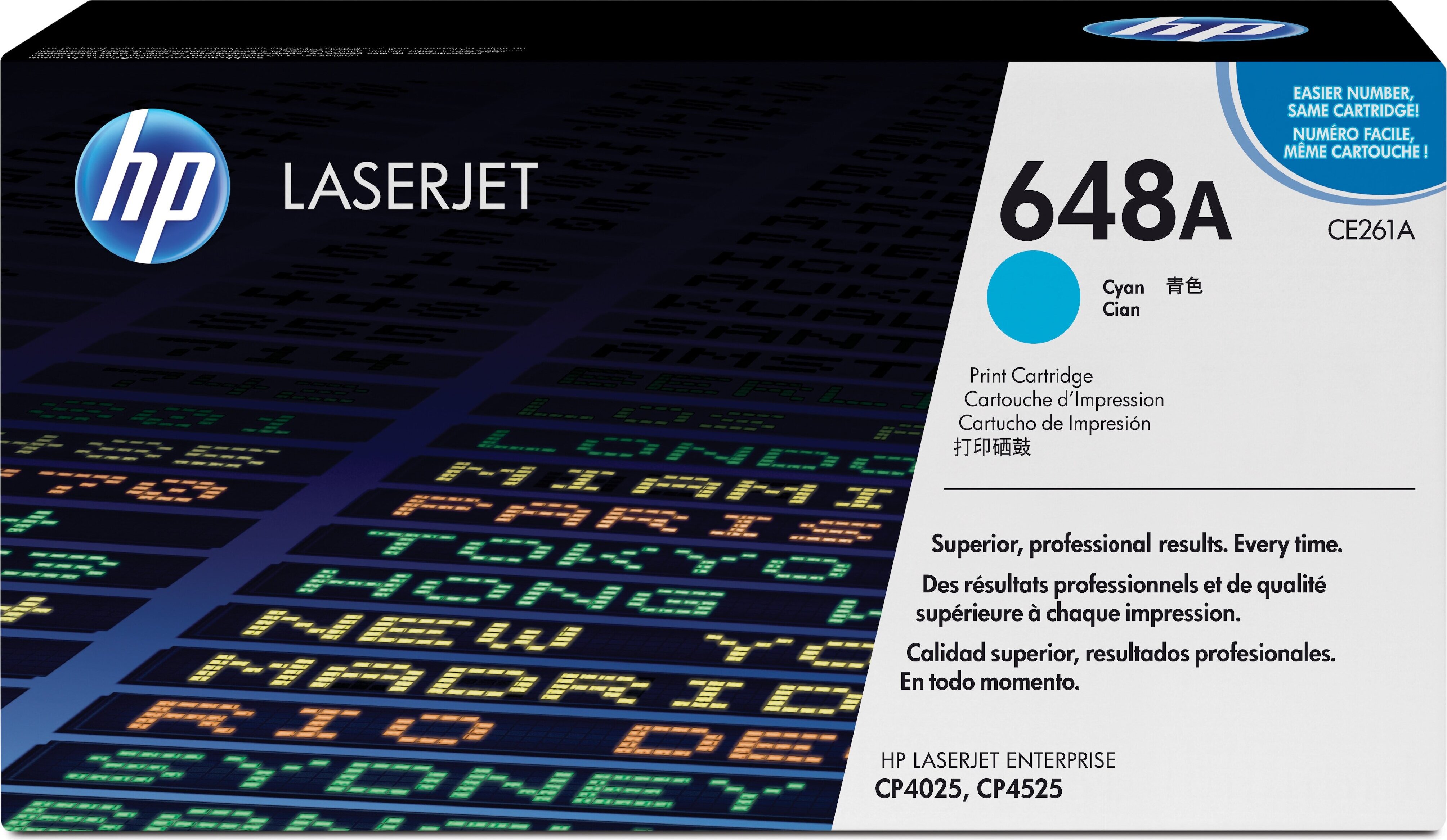 HP 648A Cyan LaserJet Tonerpatrone Toner
