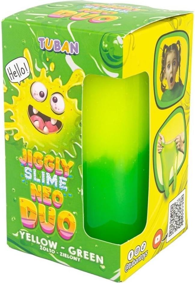 TUBAN Jiggly Slime Neo Duo giallo-verde 430g TU3810 Slime