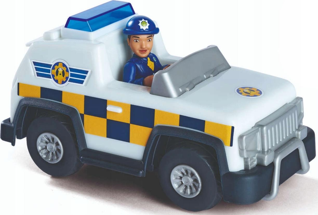 SIMBA Fireman Sam Police Jeep 4x4 Mini Action Figure