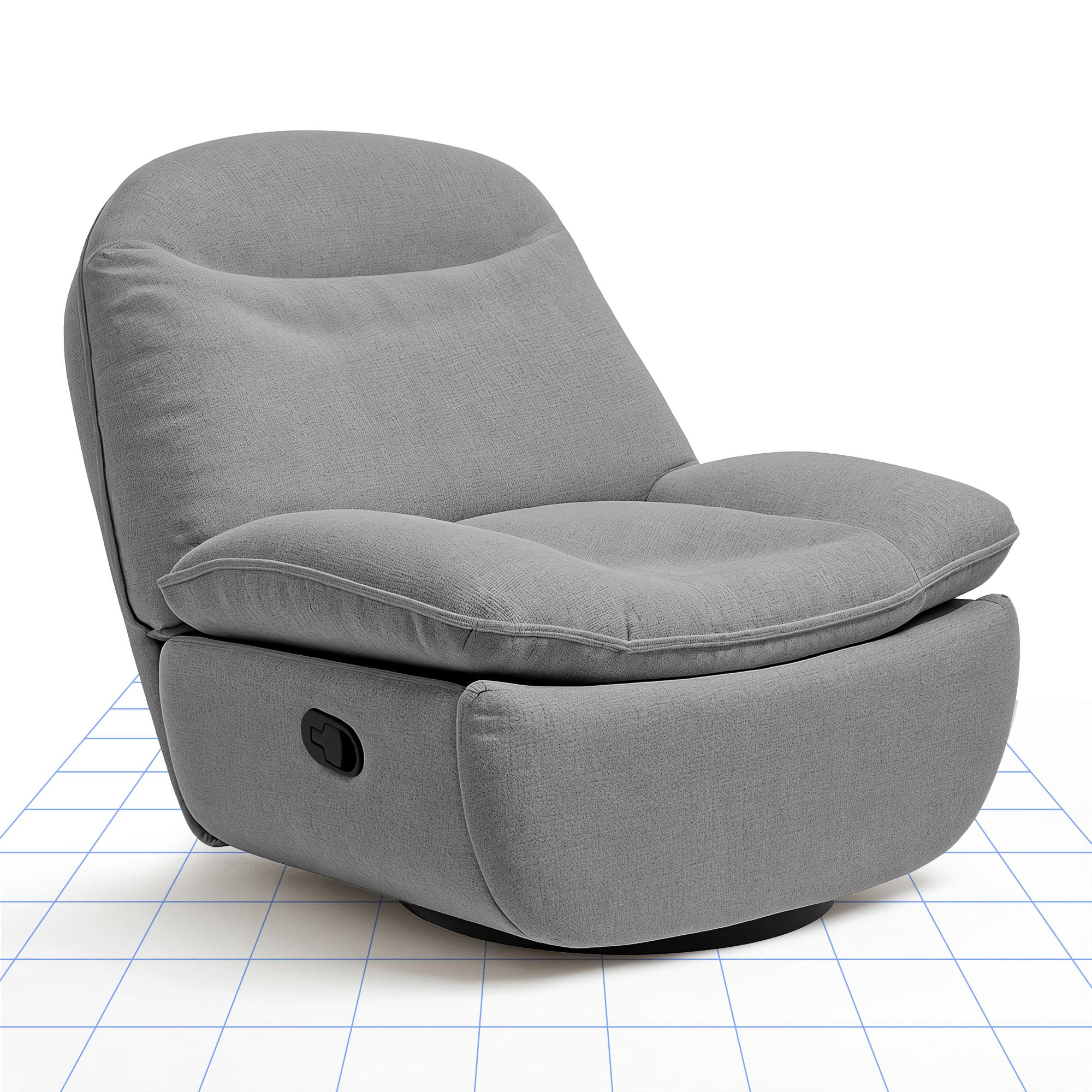 Poltrona relax FLEXISPOT XC6, poltrona TV girevole a 360°