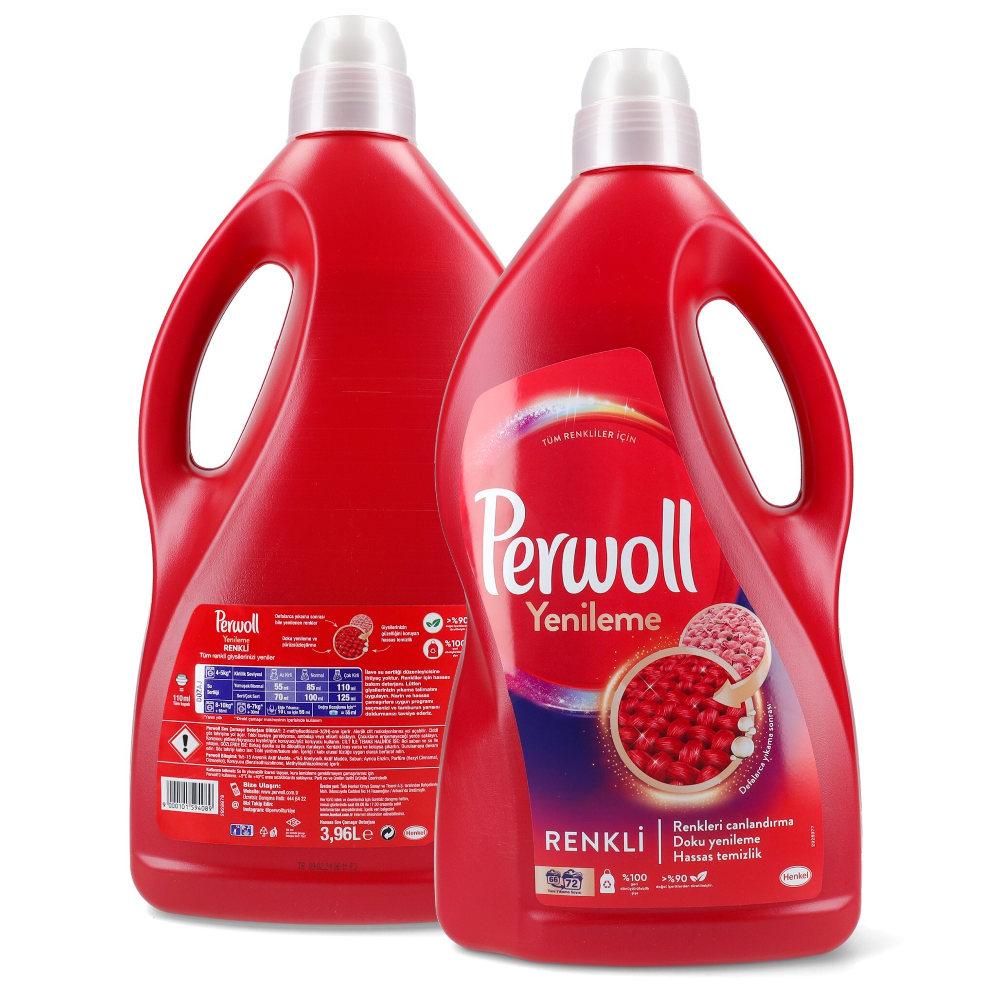 Perwoll Color Renew Waschmittel 3,96 L Flüssigwaschmittel