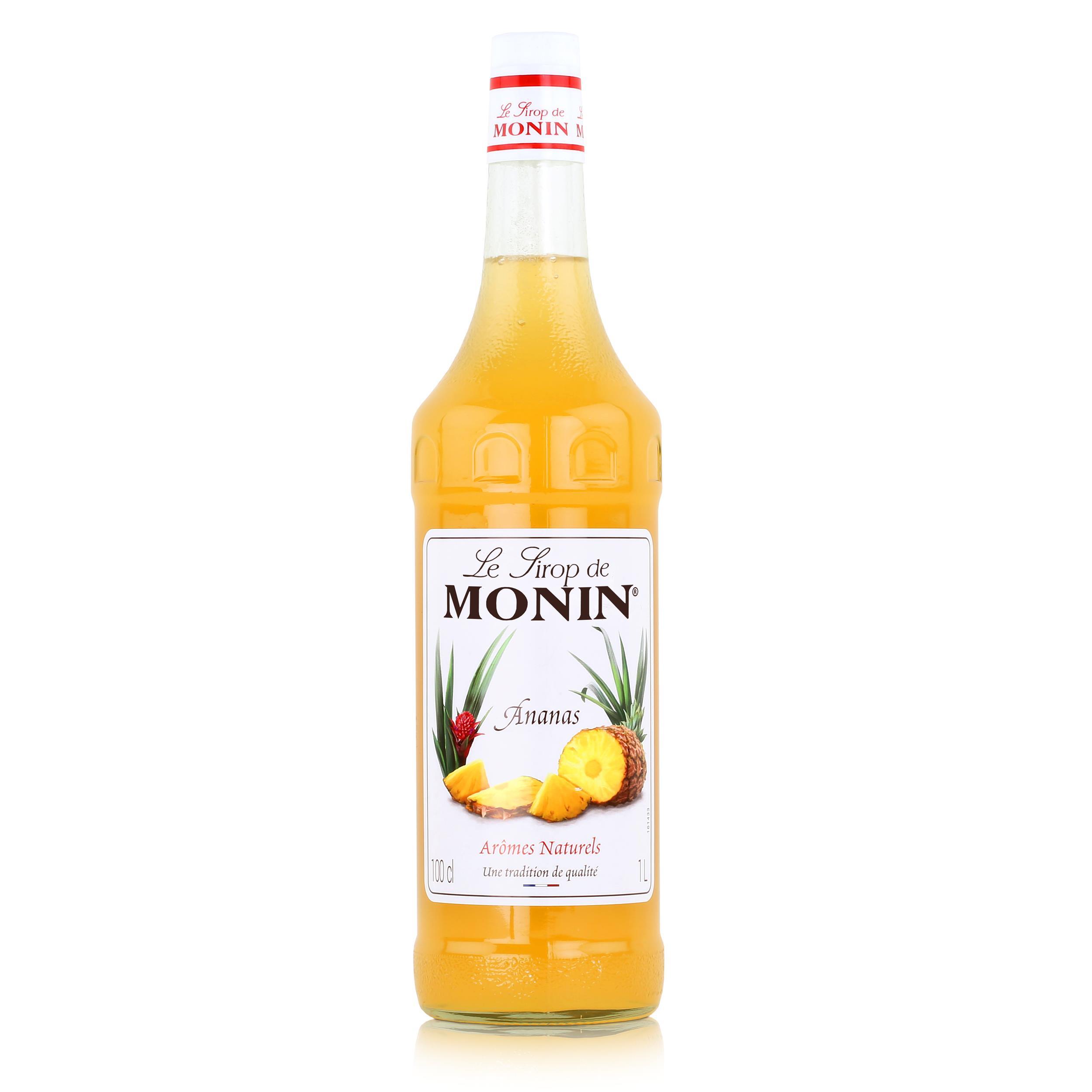 Monin Sirup Ananas 1L - Cocktails Milchshakes Kaffeesirup