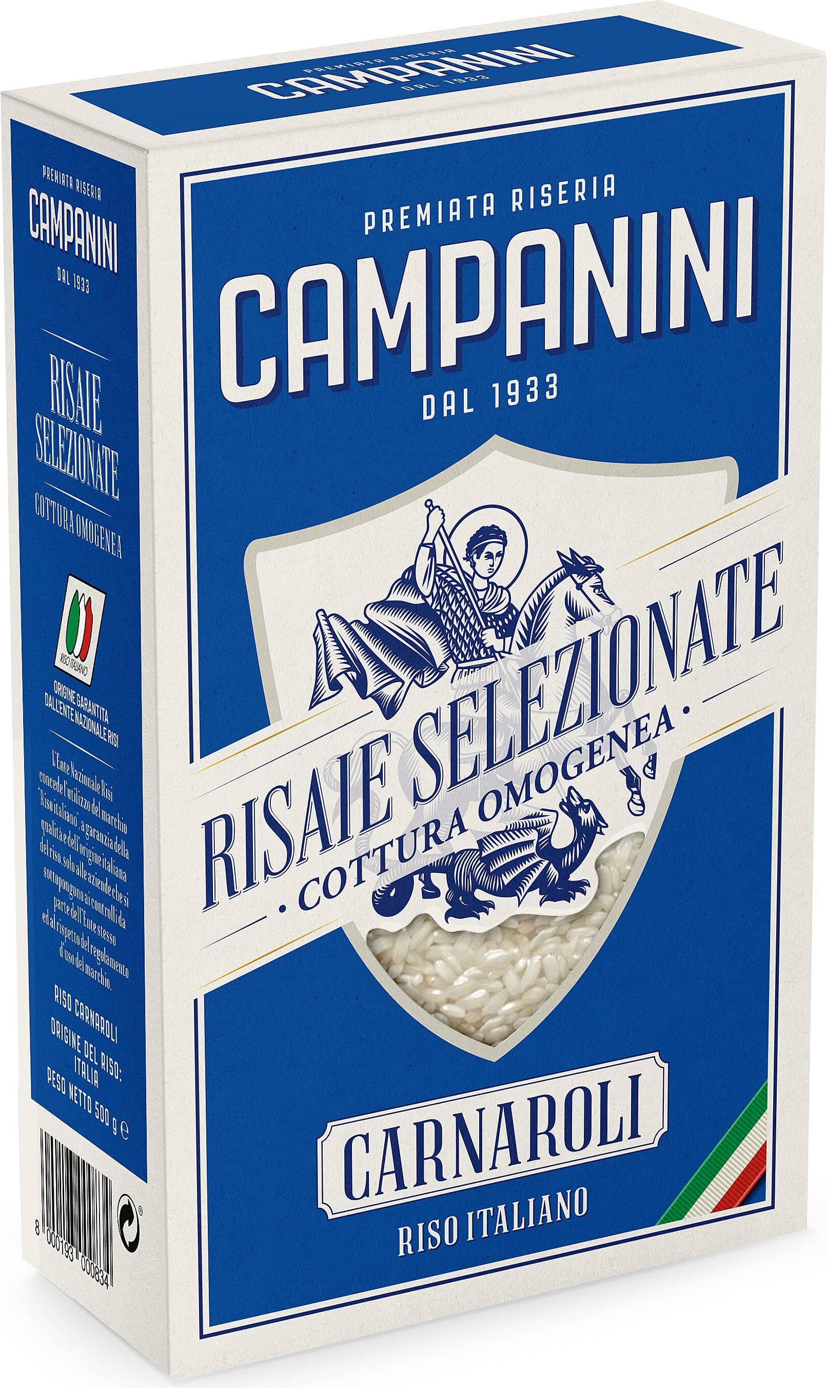 RISO CARNAROLI | Risotto Reis | RISERA CAMPANINI | 500g