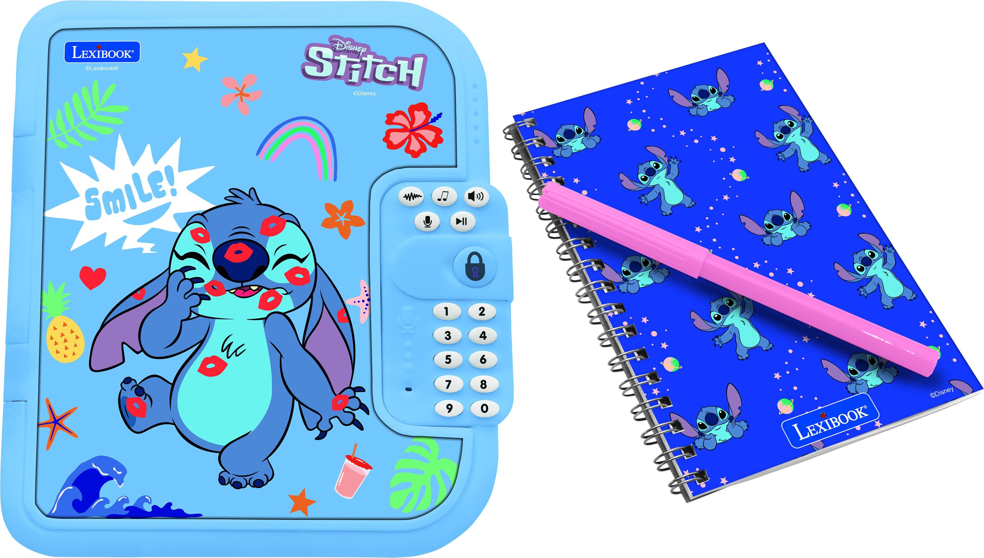 Journal intime électronique avec coffre-fort Stitch