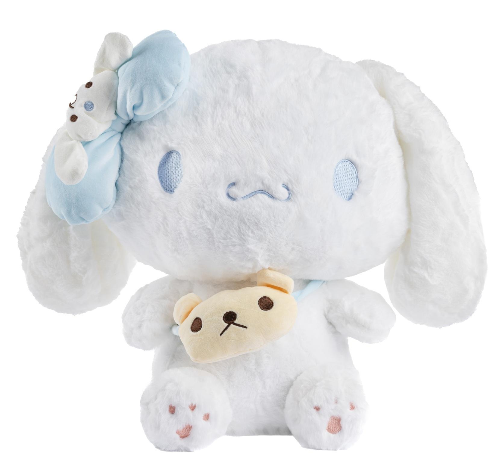 Gustaw Ours en peluche Grand XXL (Blanc, 80cm) Hello Kitty