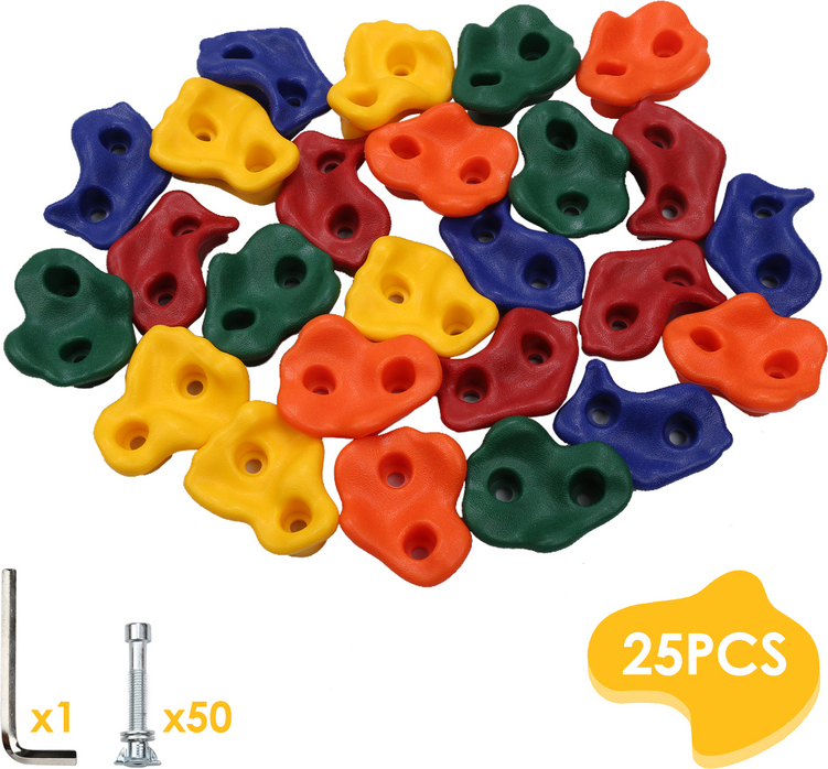 EINFEBEN 25X Prises d'escalade Mur de bloc Outdoor Pitons