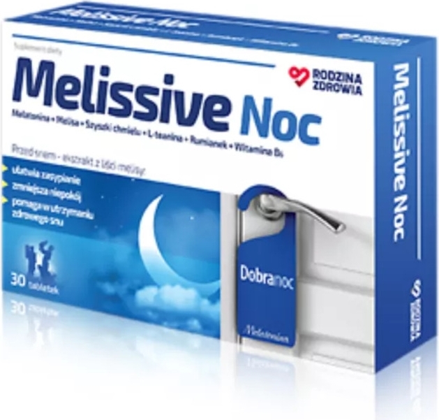 Rodzina Zdrowia Melissive noc, 30 tabletek Kremy do twarzy