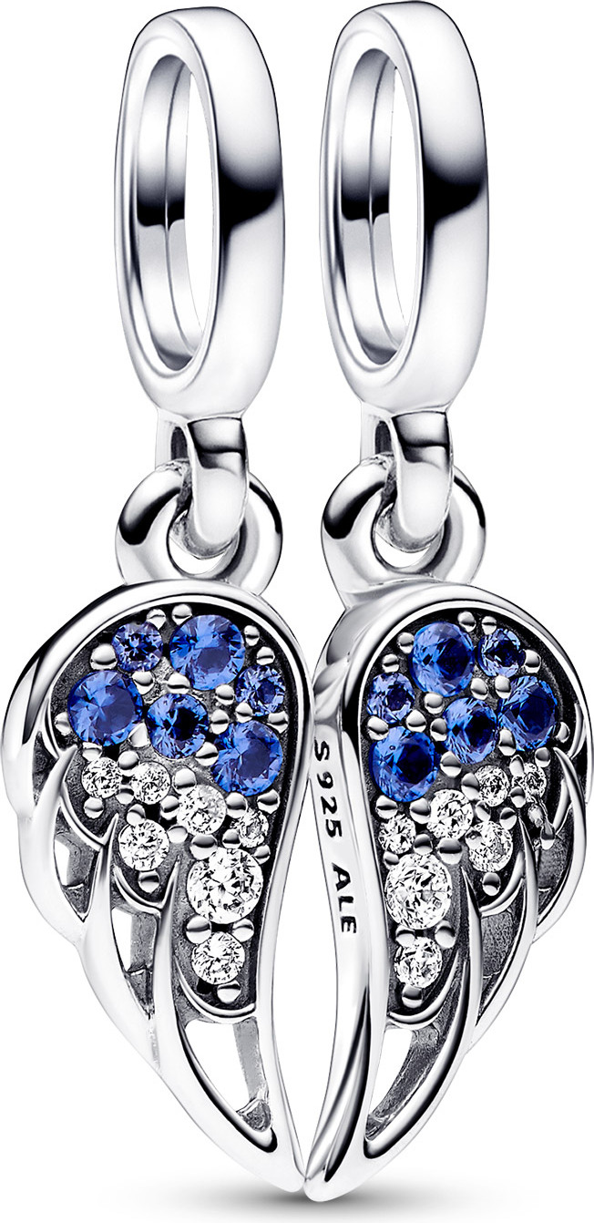 Pandora 792821C01 Charm Pendant Sparkling Divisible Angel