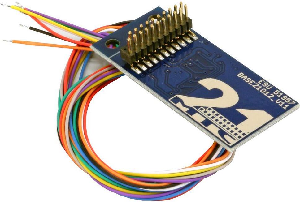 ESU 51957 Adapterplatine 21MTC für 8 verstärkte Ausgänge,