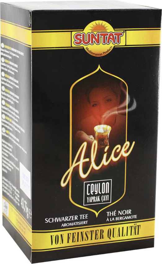 Schwarzer Tee Suntat | Alice Ceylon Tee | Aromatisiert mit