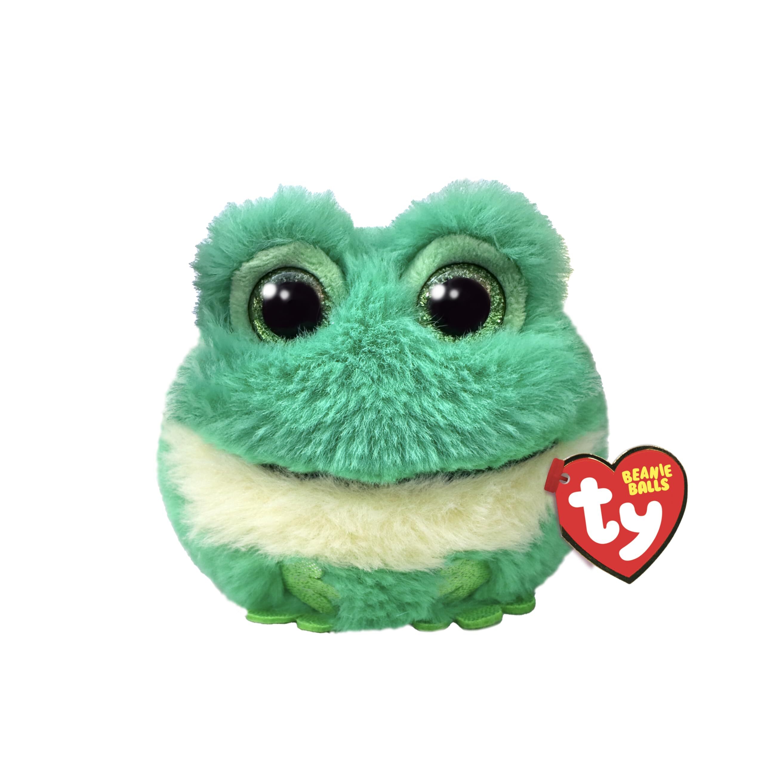 Ty Frog Puffies plyšová hračka - plyšová lopta 2020