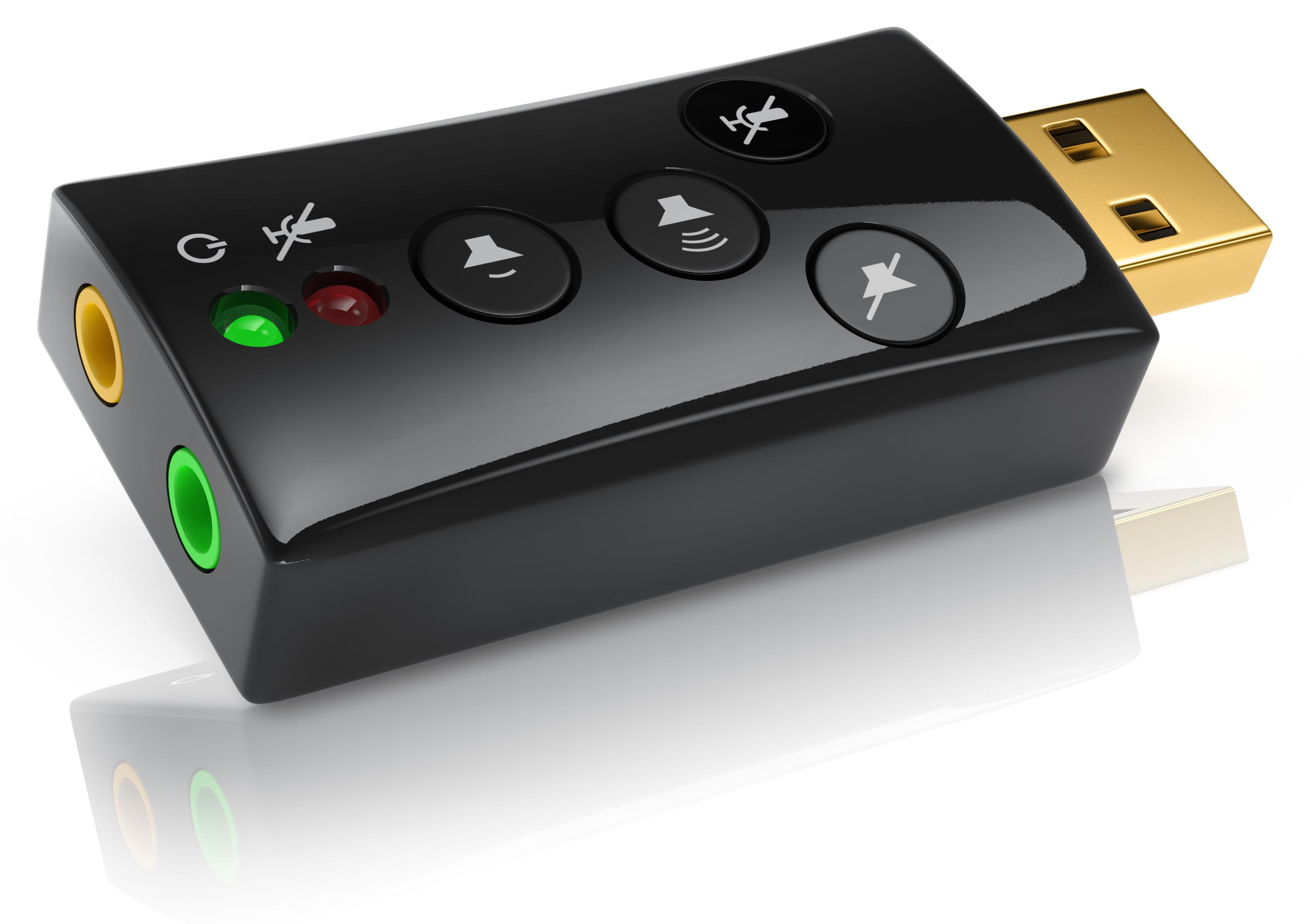 CSL Scheda audio esterna USB con tasti funzione Virtual