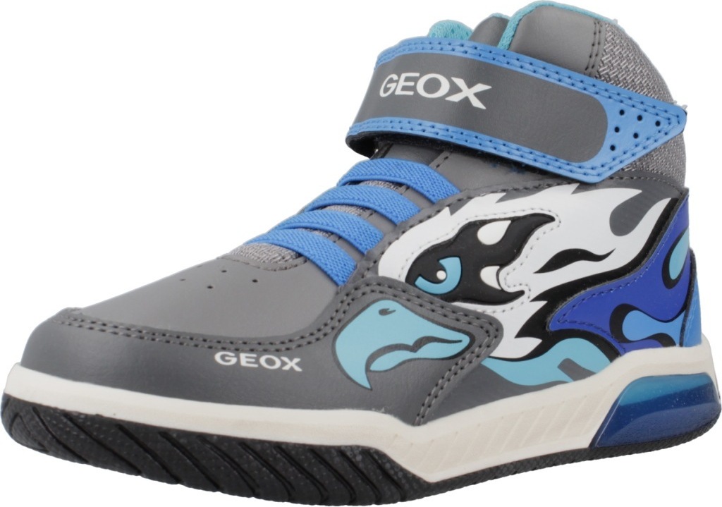 GEOX Sneaker INEK, Glattleder, Blau, Kinder | Kaufland.de