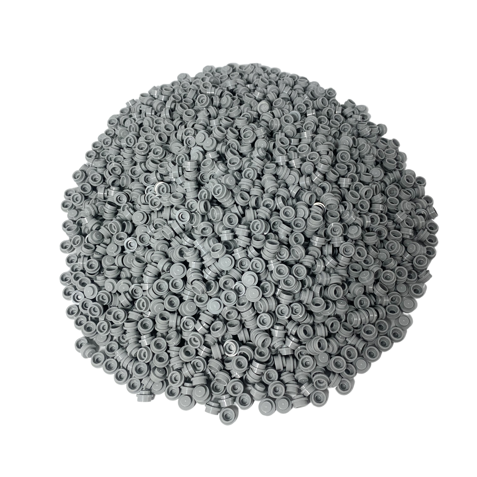 LEGO® 1x1 Plaques rondes Gris clair - 4073 NOUVEAU