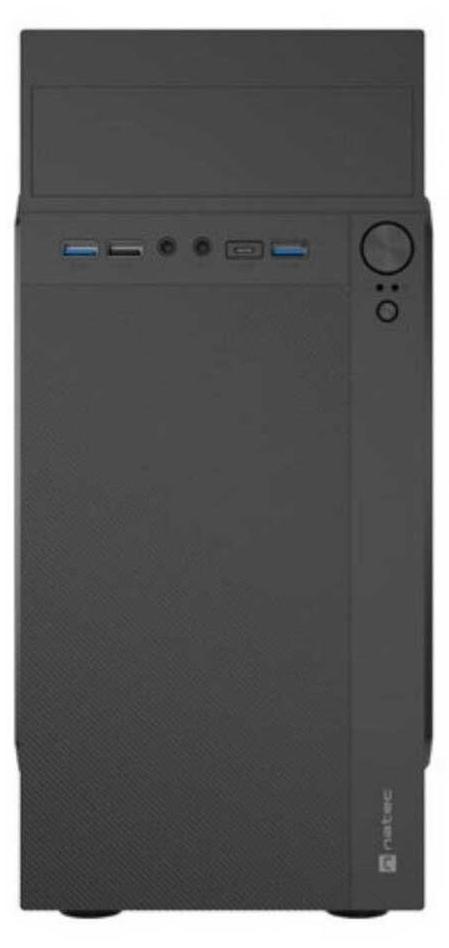 Natec NATEC Helix USB C Mini Tower Black PC skříně