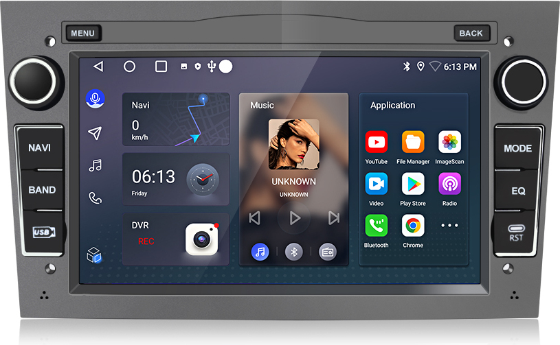 Einbau-Navigationsgeräte WIFI Android13 Autoradio GPS NAVI
