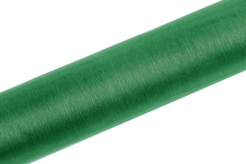 Organza lisse gris vert 0,16x9m Porte-serviettes