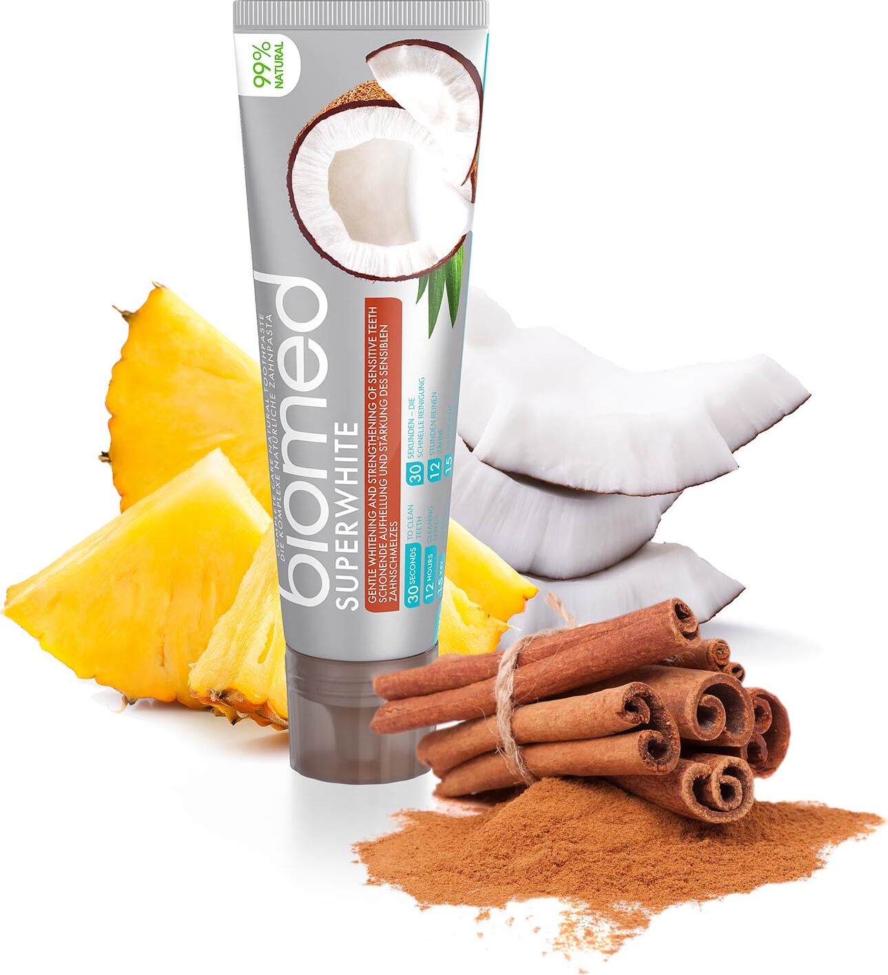 Biomed Superwhite 97% Natural Whitening Toothpaste Enamel