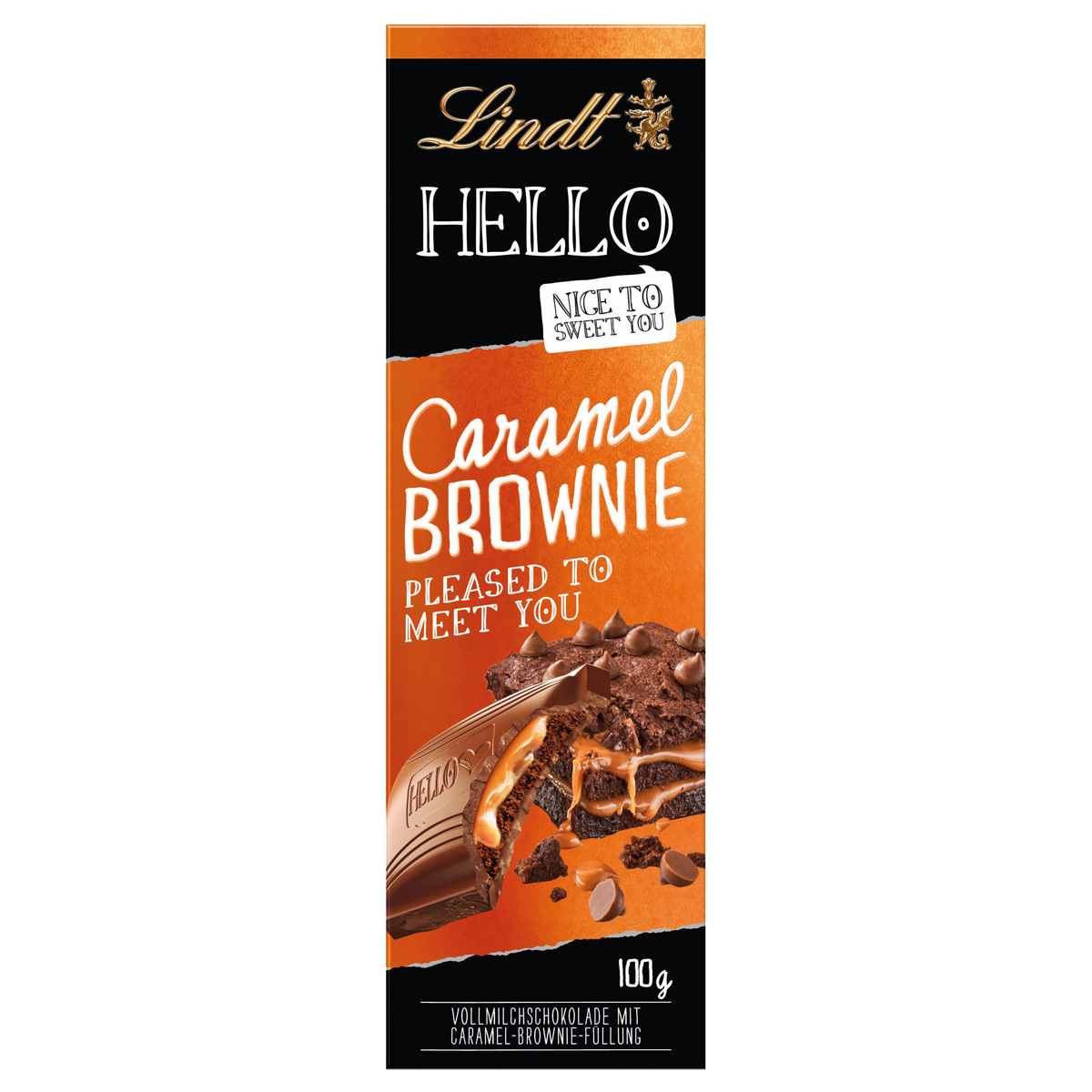 Baton Lindt Hello Caramel Brownie z | Kaufland.pl
