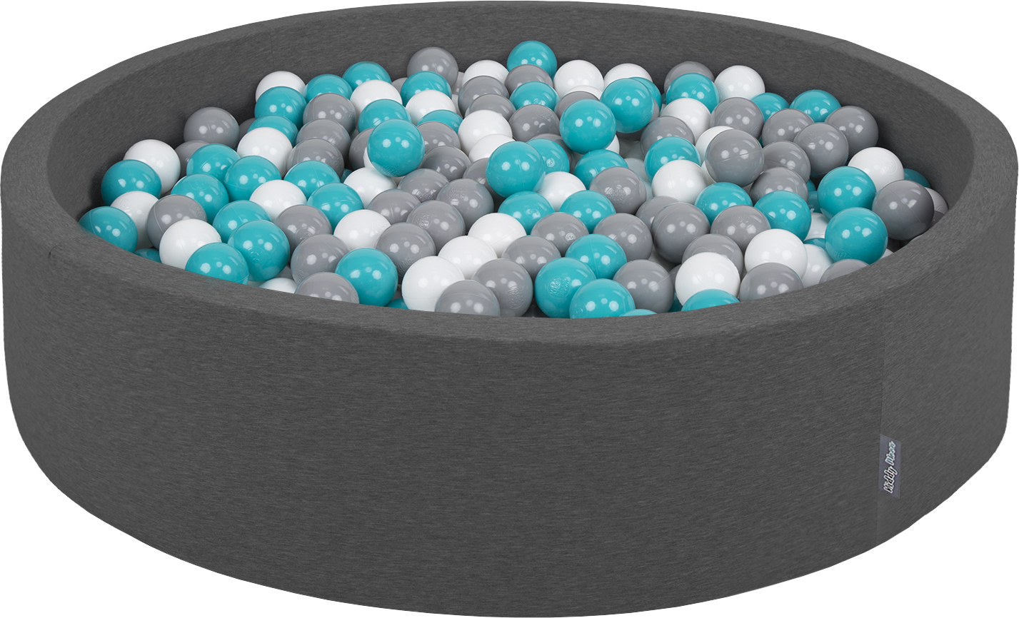 KiddyMoon 120x30cm 600 Balles ∅ 7cm Balles Rondes Enfants