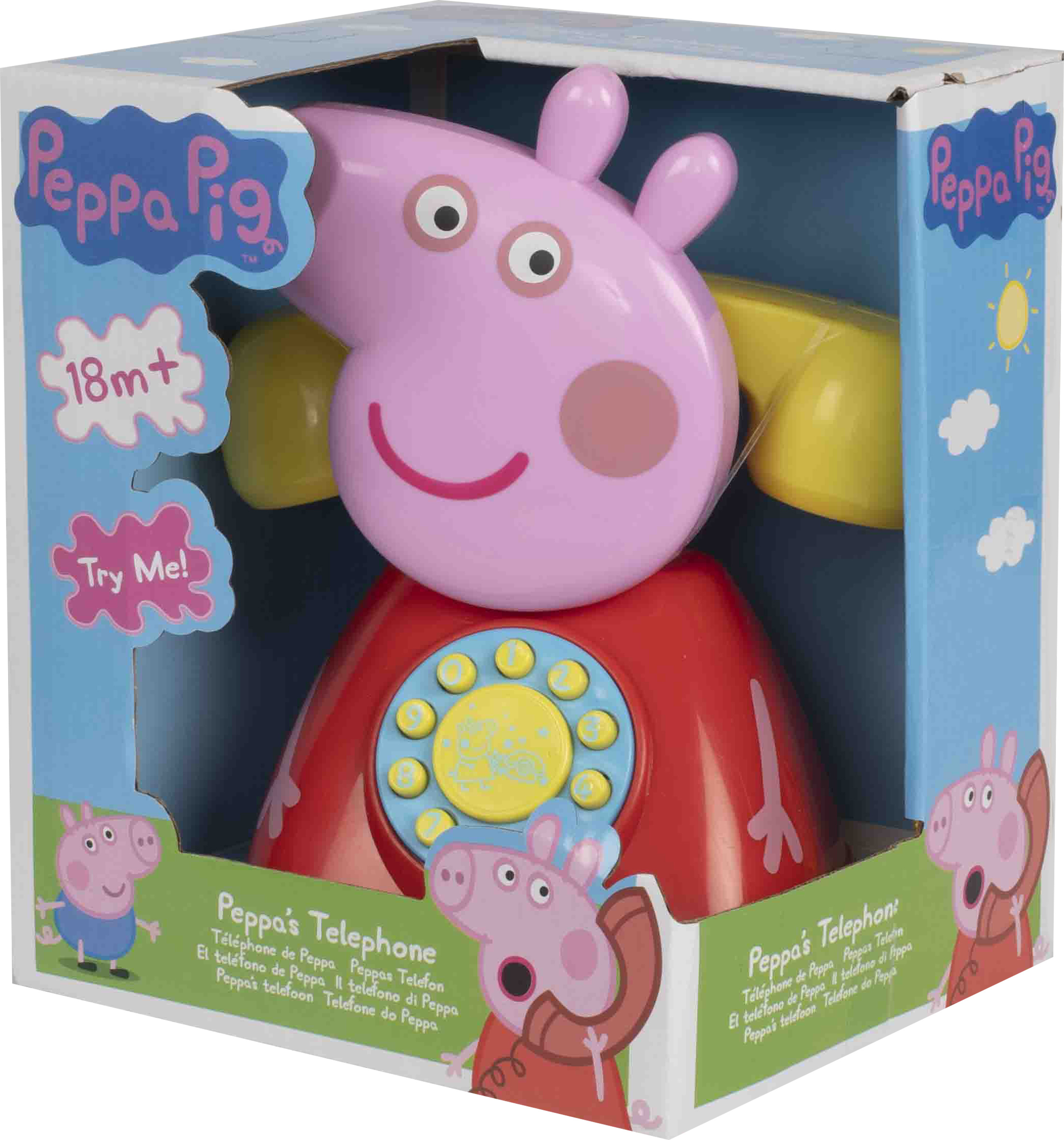 HTI Peppa Pig Spielzeug Telefon - pädagogisches