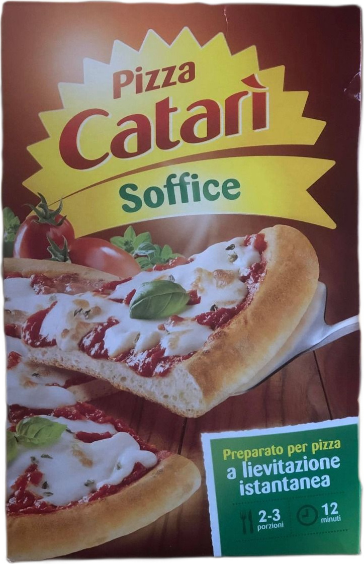 Włoska mieszanka ciasta do wypieku pizzy, miękka - Catari