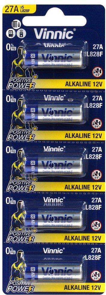 Batteria per telecomando auto 27A 5 pz. Batterie monouso