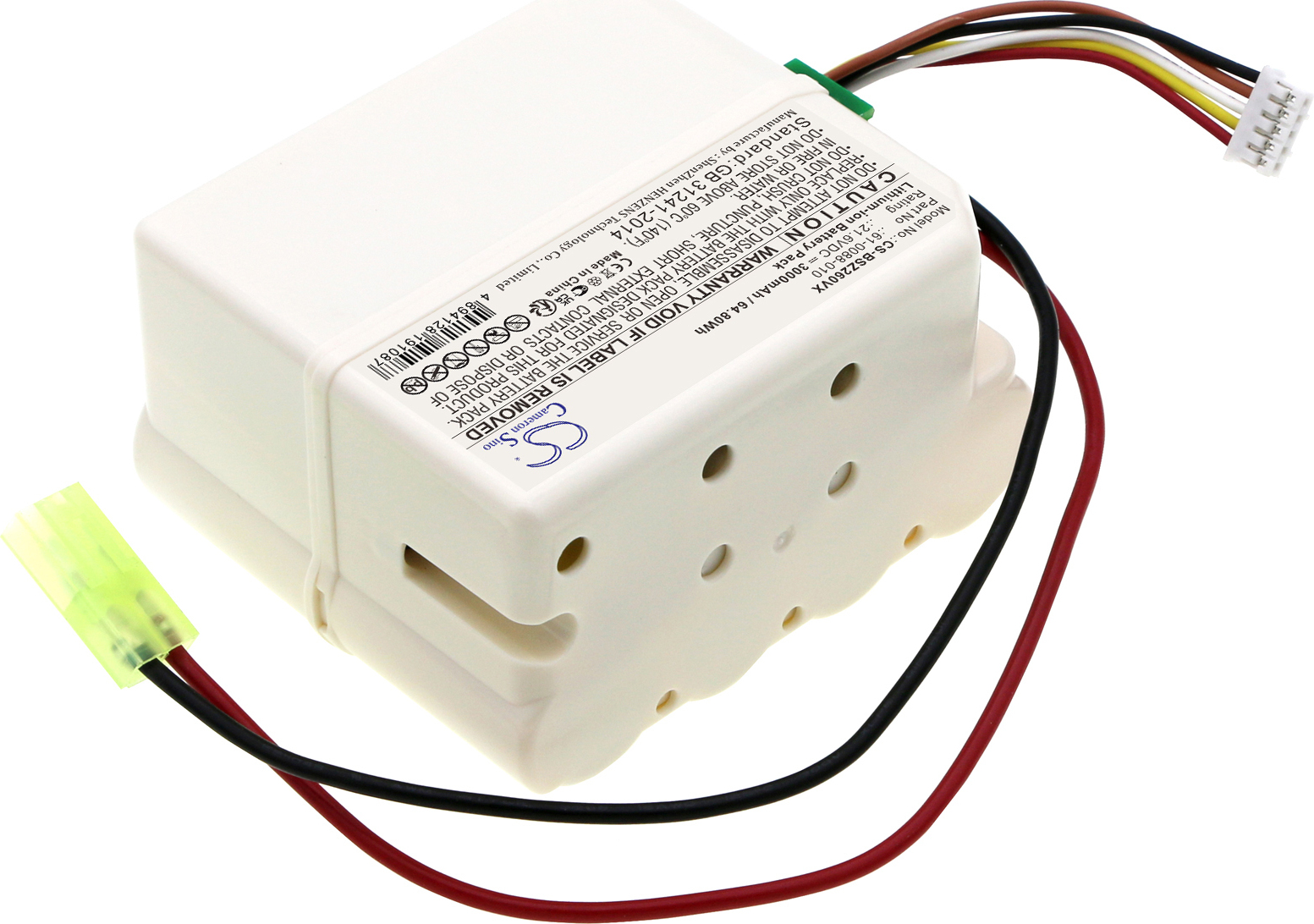 TECHTEK Bateria kompatybilny z [Bissell] 2602C, 2602Z,