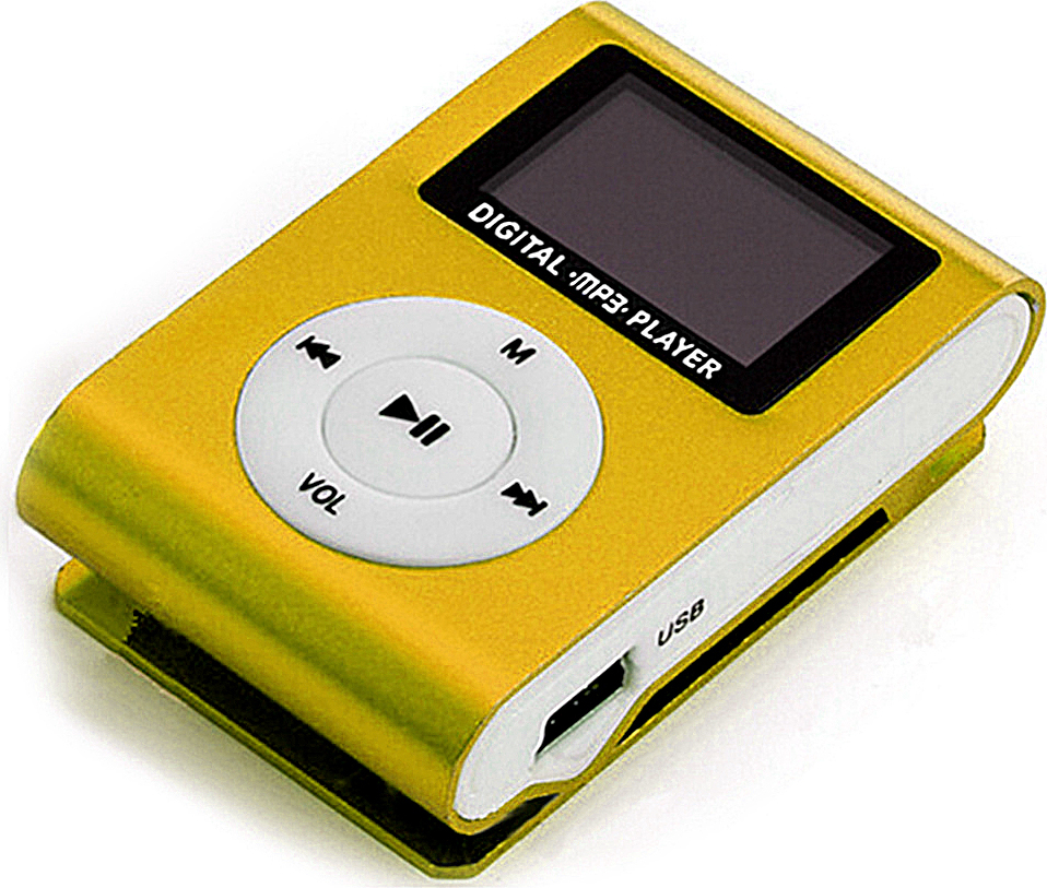 Tragbarer Mini-MP3-Musik-Player mit Metallgehäuse und