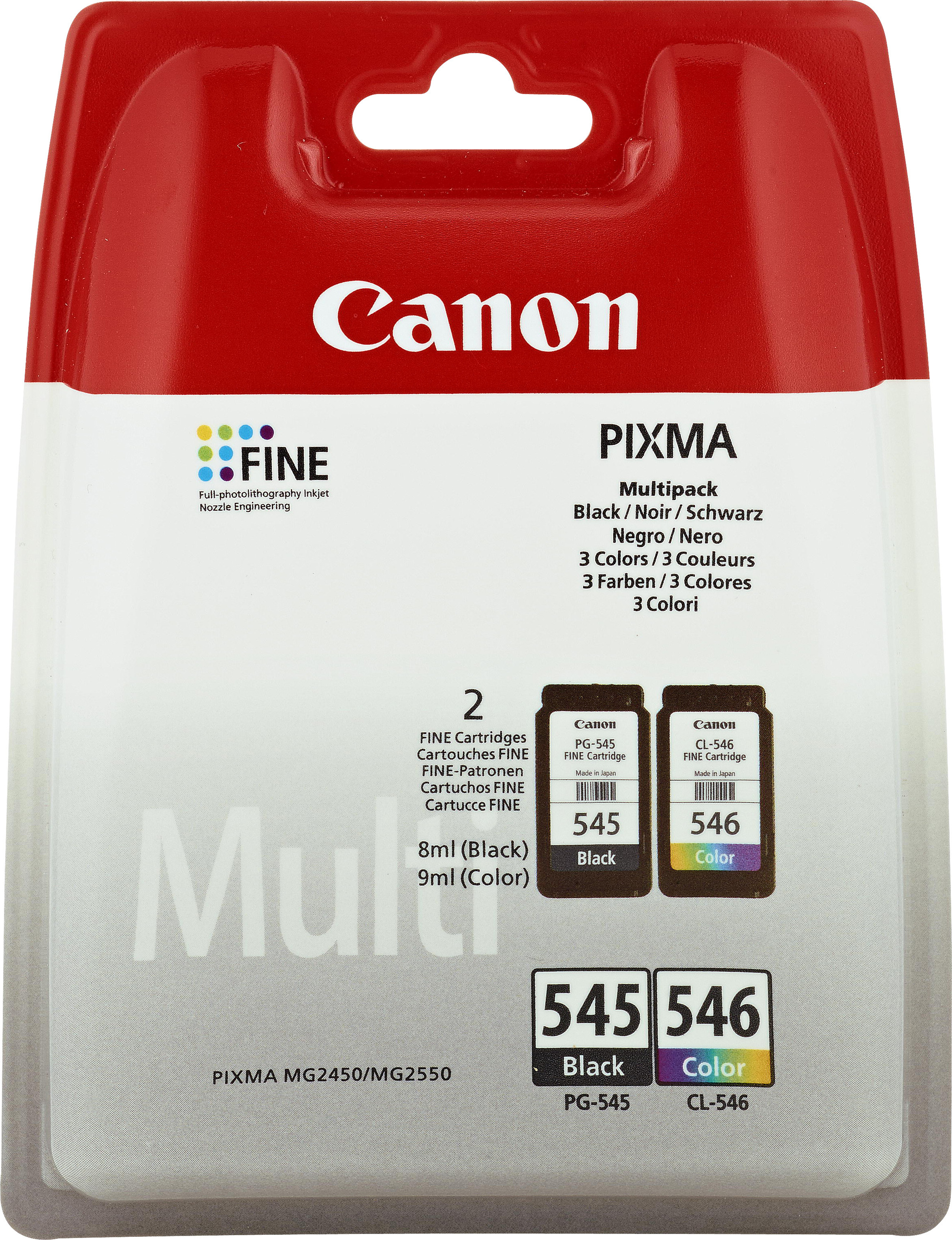 Original Multipack für Canon PIXMA IP2850 PG-545/CL-546