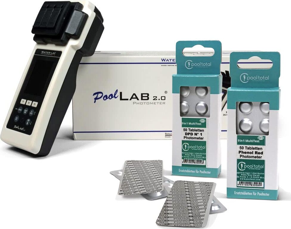 PoolLab 2.0 Photometer SPECIAL EDITION inkl. 50 Phenol Red