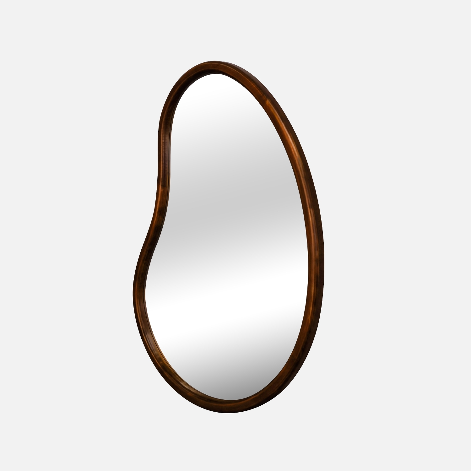 sweeek JACOB Spiegel, Tannenholz, Nussbaumfarben,