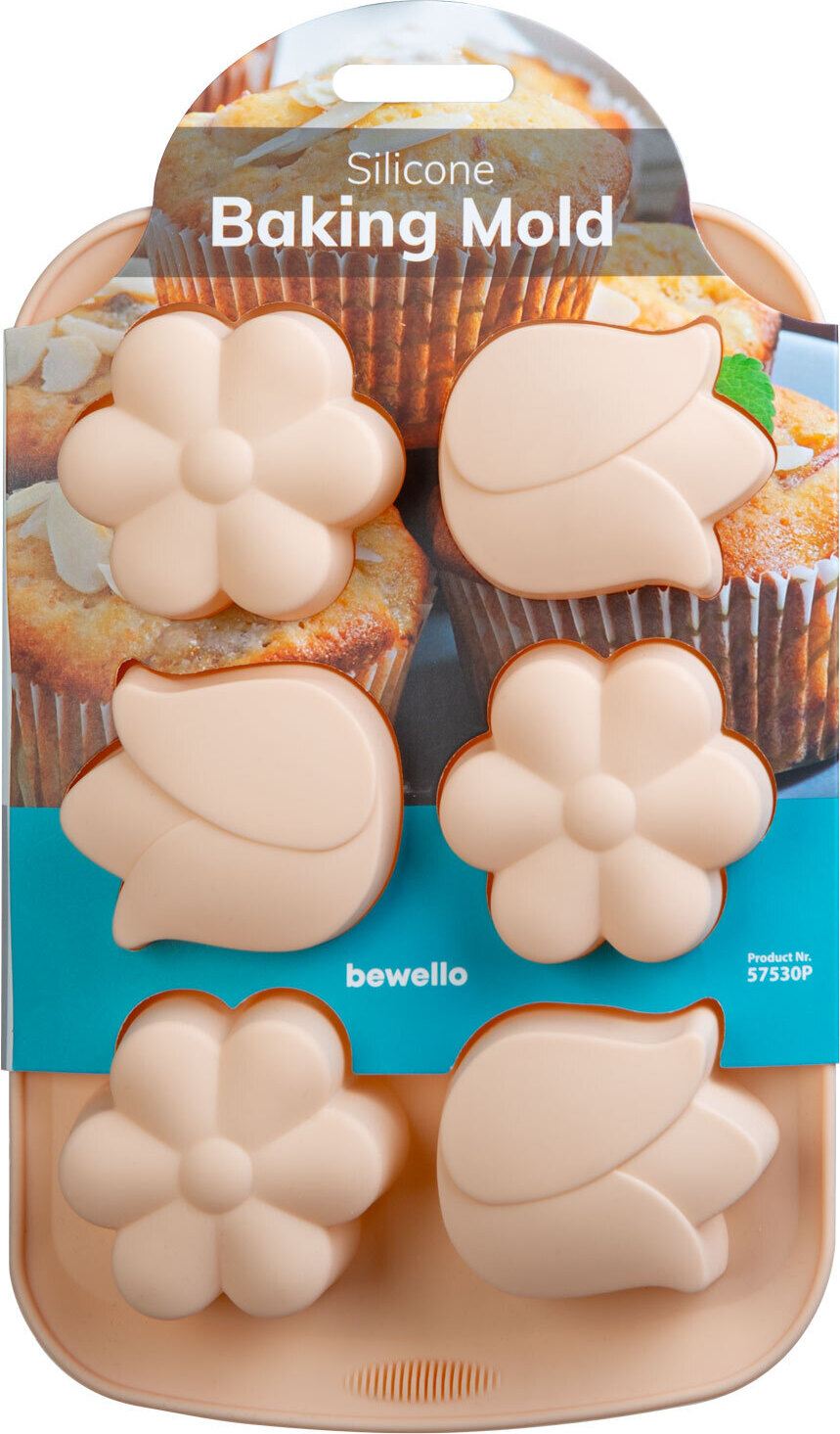 Bewello - Silikon-Backform Blumen - Cupcakes | Kaufland.at