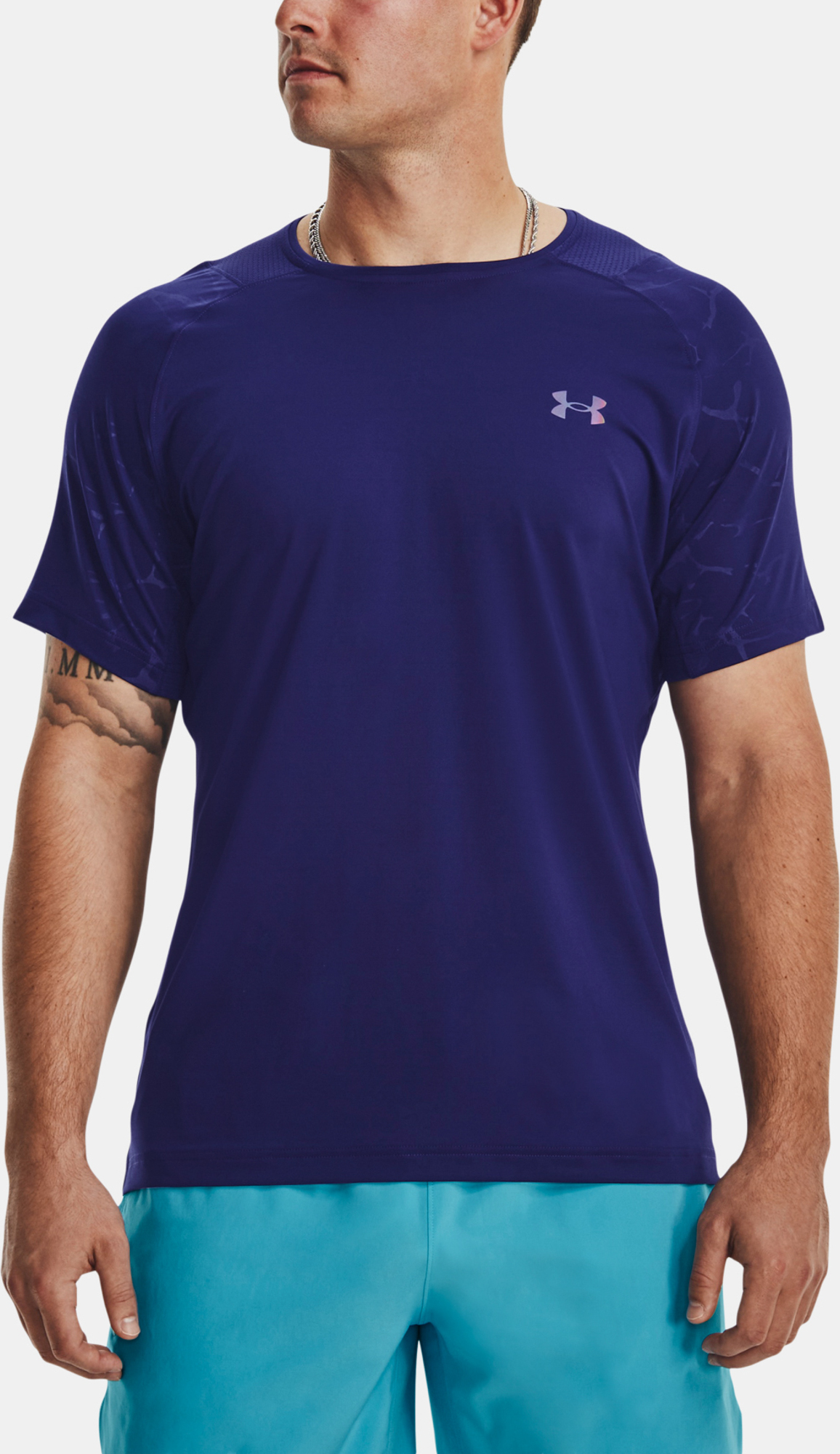Under Armour Ua Rush Emboss Ss 468 Sonar Blue | Kaufland.sk