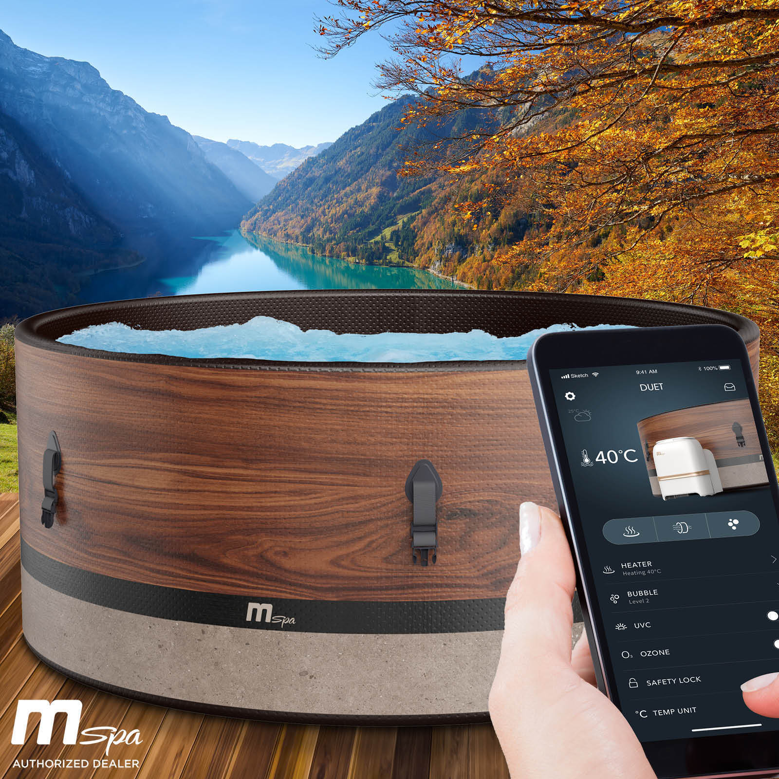 BRAST Whirlpool aufblasbar MSpa Frame Duet | Kaufland.de